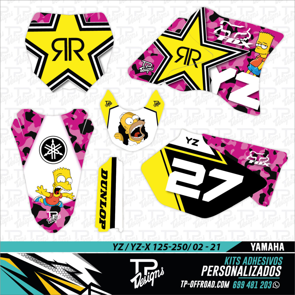 KIT ADHESIVOS YAMAHA YZ/YZ-X 125-250 2002-2021 – TP Offroad
