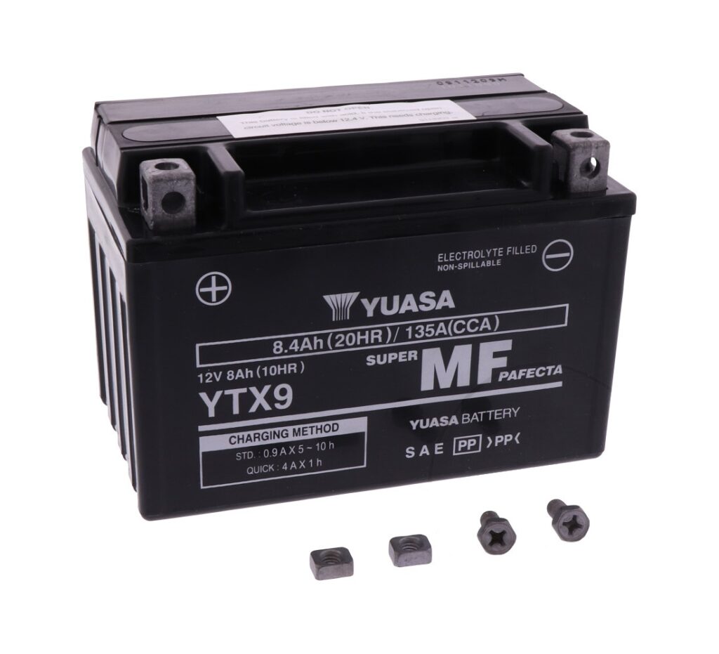 Batería moto YTX9 wet Yuasa – TP Offroad